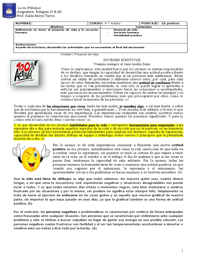 Guía 2 CUARTO MEDIO Religión | PDF