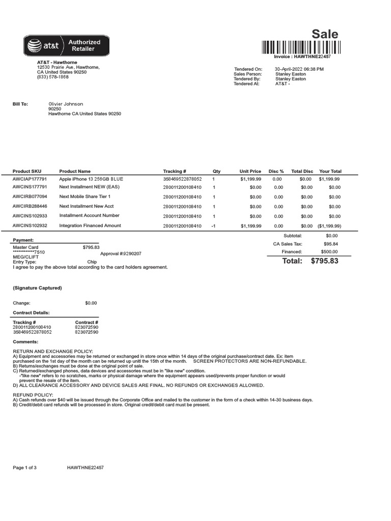 New Att Usa 13ed | PDF | Credit Card | Debit Card