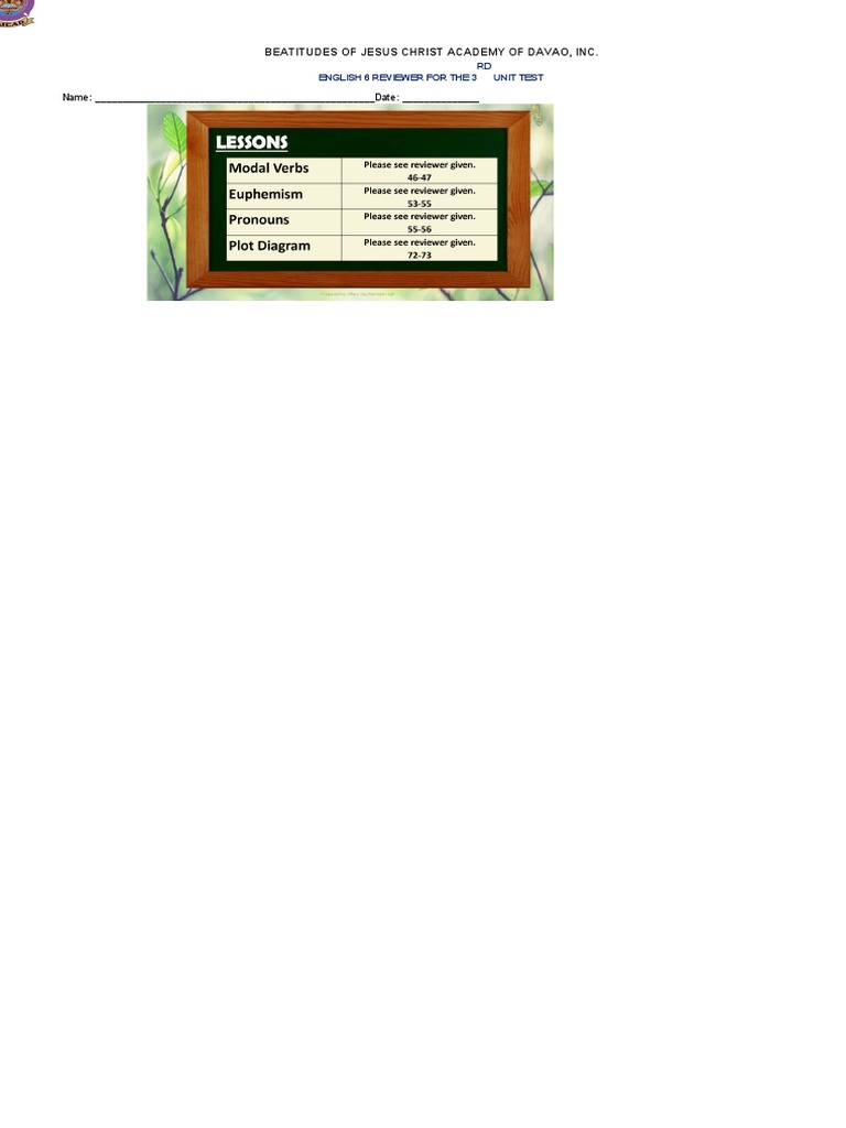 English 6 | PDF