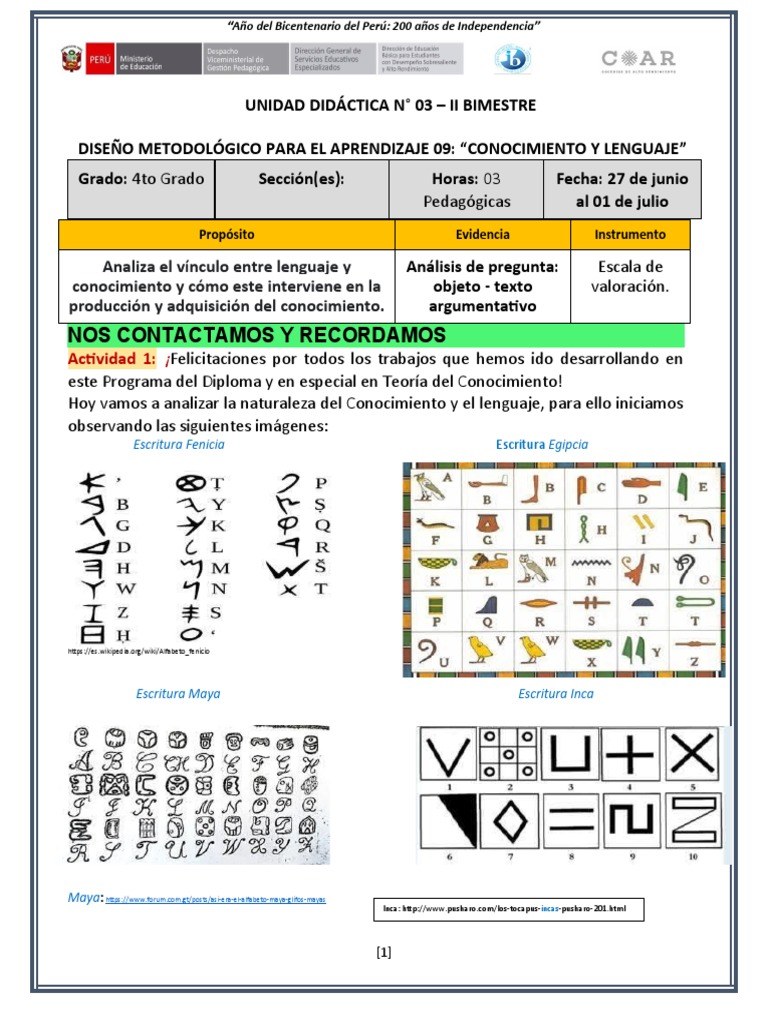 DMpA 09 TDC 4TO COAR-CAJAMARCA | PDF | Comunicación | Palabra