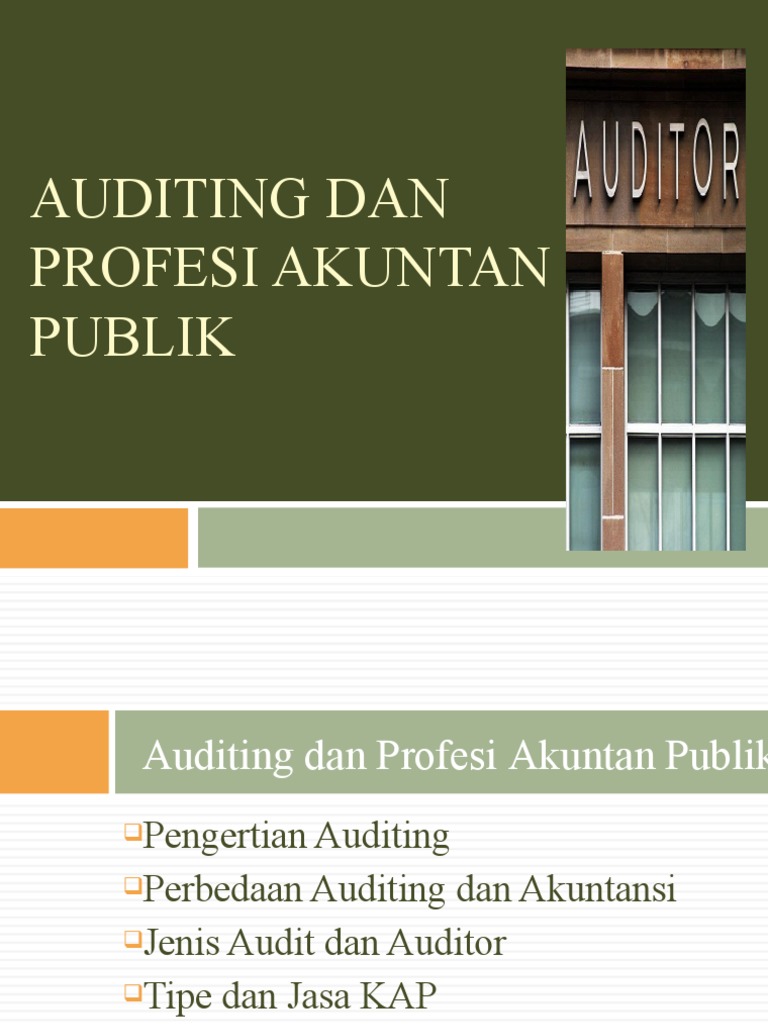 Panduan Lengkap Auditing dan Akuntan Publik | PDF | Bisnis ...