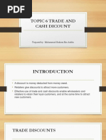 Chapter 7 Trade and Cash Discounts | PDF | Discounting | Invoice
