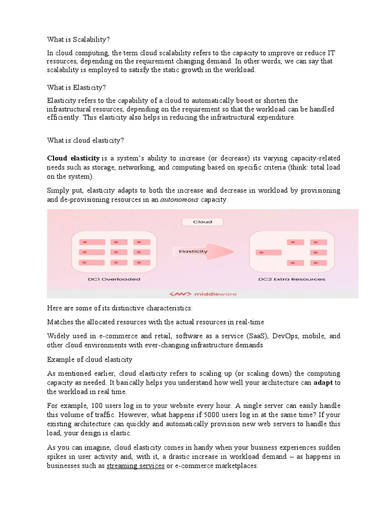 Scalability And Elasticity In Cloud Computing Pdf Cloud Computing