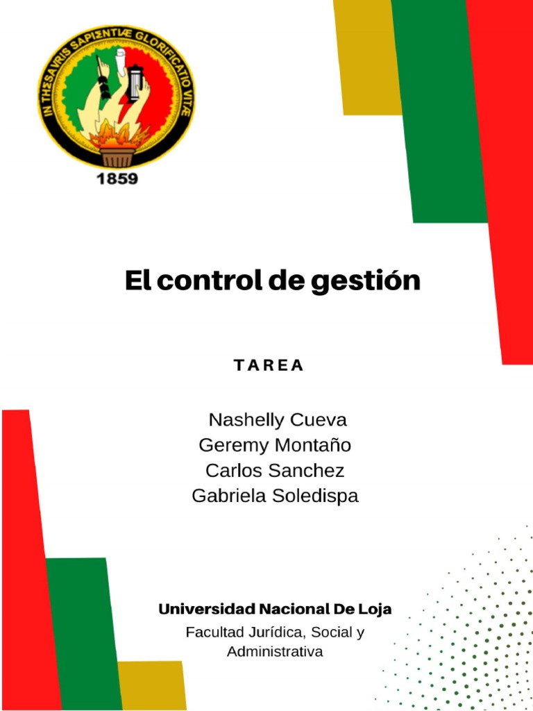El Control de Gestion | PDF | Planificación | Planificación estratégica