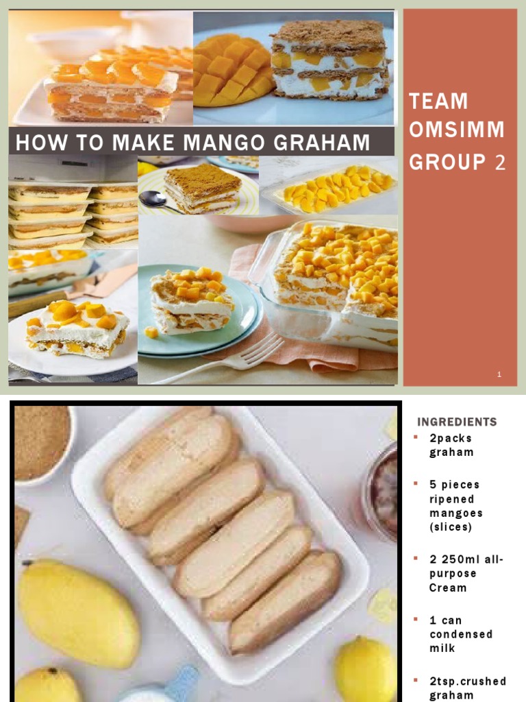 Mango Graham Dessert Recipe Guide | PDF