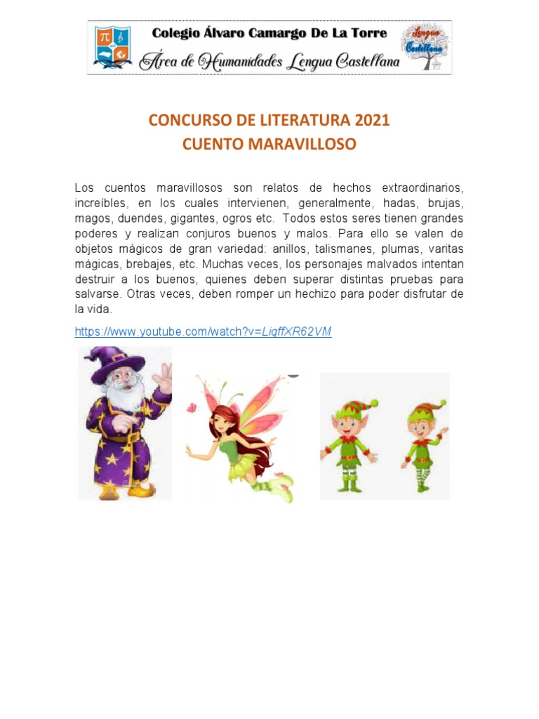 Cuento Maravilloso Pdf