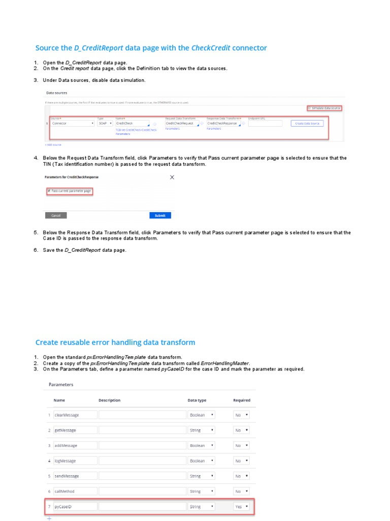 Error Handling in Data Pages | Download Free PDF | Parameter (Computer Programming) | Menu ...
