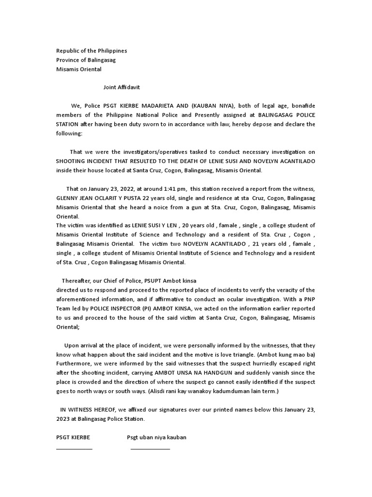 Affidavit | PDF | Affidavit | Common Law Affidavit | PDF | Affidavit | Common Law