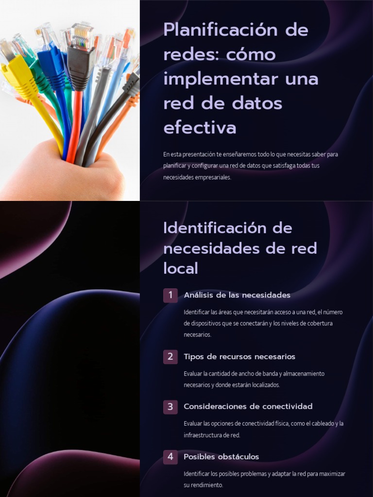 Planificacion de Redes Como Implementar Una Red de Datos Efectiva | PDF