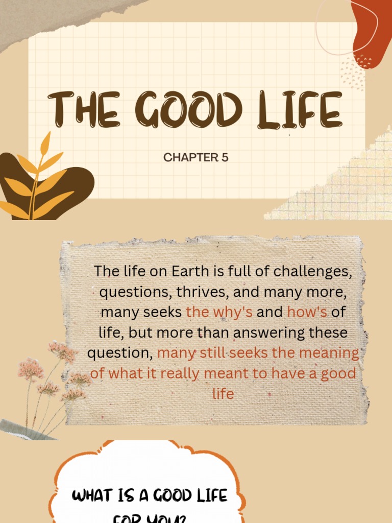 The Good Life | PDF