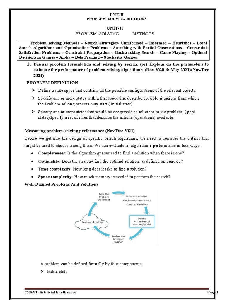 Unit - 2 Ai | PDF | Applied Mathematics | Mathematical Relations