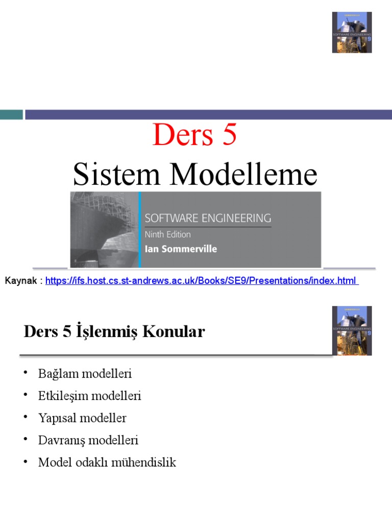 Ders 5 - Sistem Modelleme | PDF