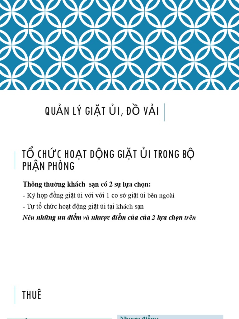 Chương 4quan Ly Do Vai, TTB Hoa Chat | PDF