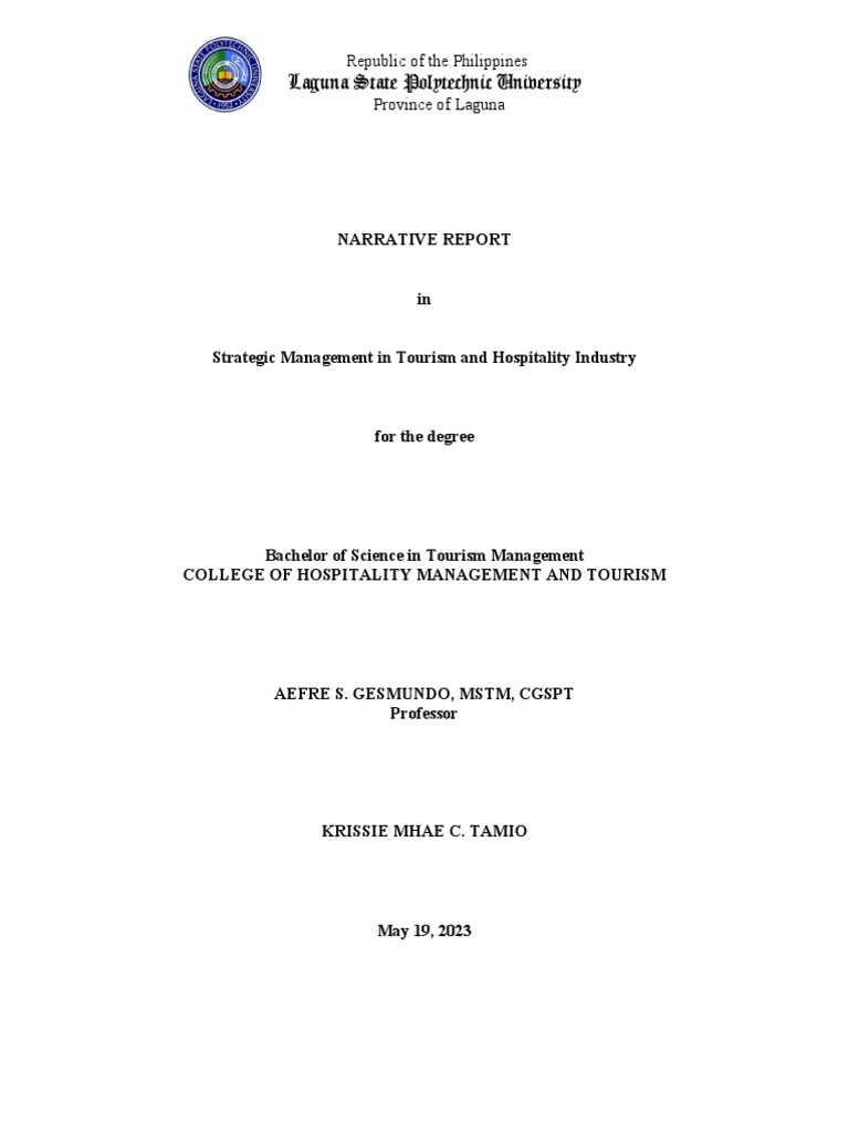 Ilocos Region Tourism Study Tour Report | PDF | Tourism | Philippines