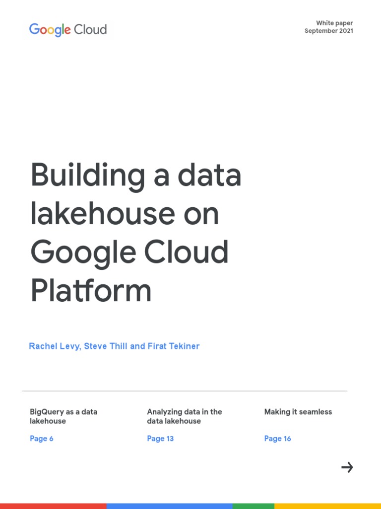 GCP - DataPlex - Building A Data Lakehouse | PDF | Cloud Computing ...