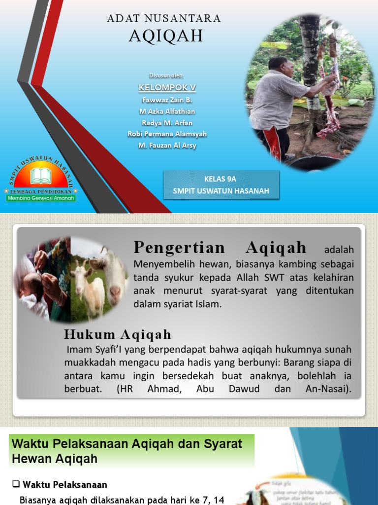 Panduan Lengkap Aqiqah dalam Islam | PDF