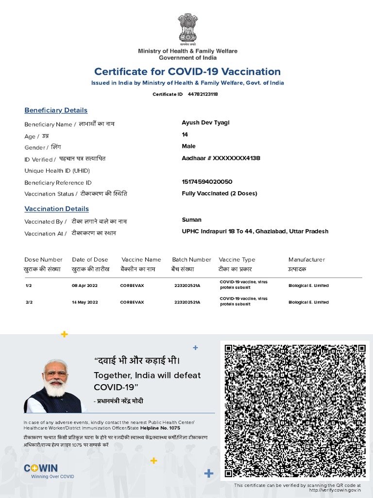 Certificate Ayush | PDF