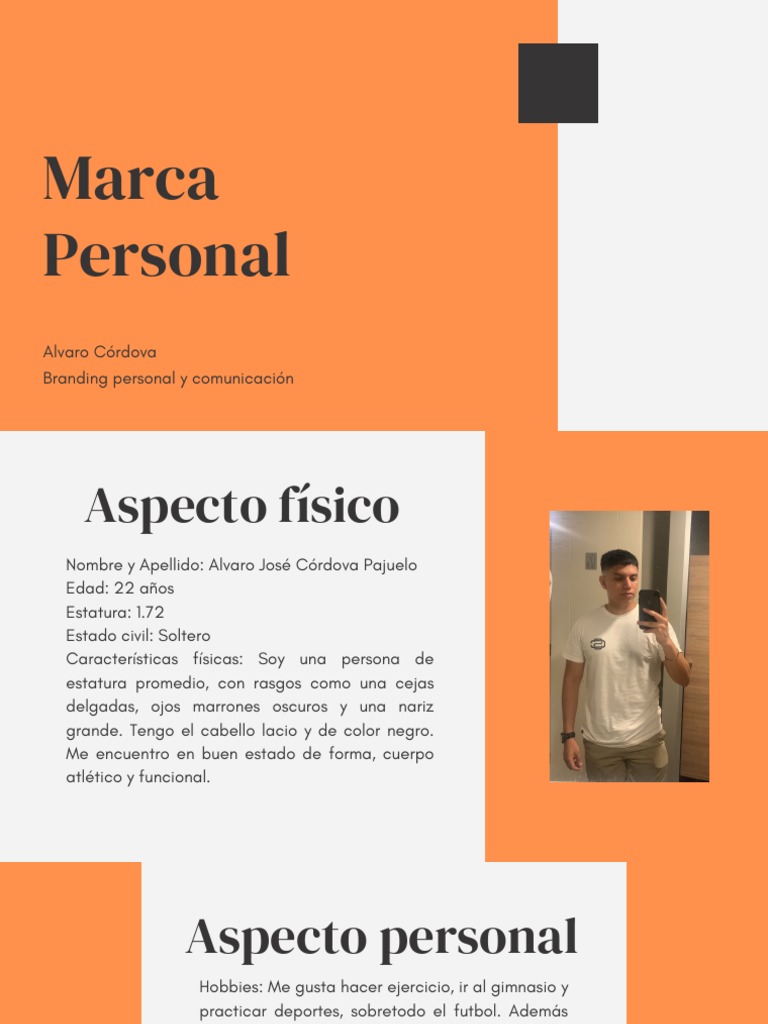 Marca Personal - Alvaro Córdova | PDF | Marketing | Publicidad