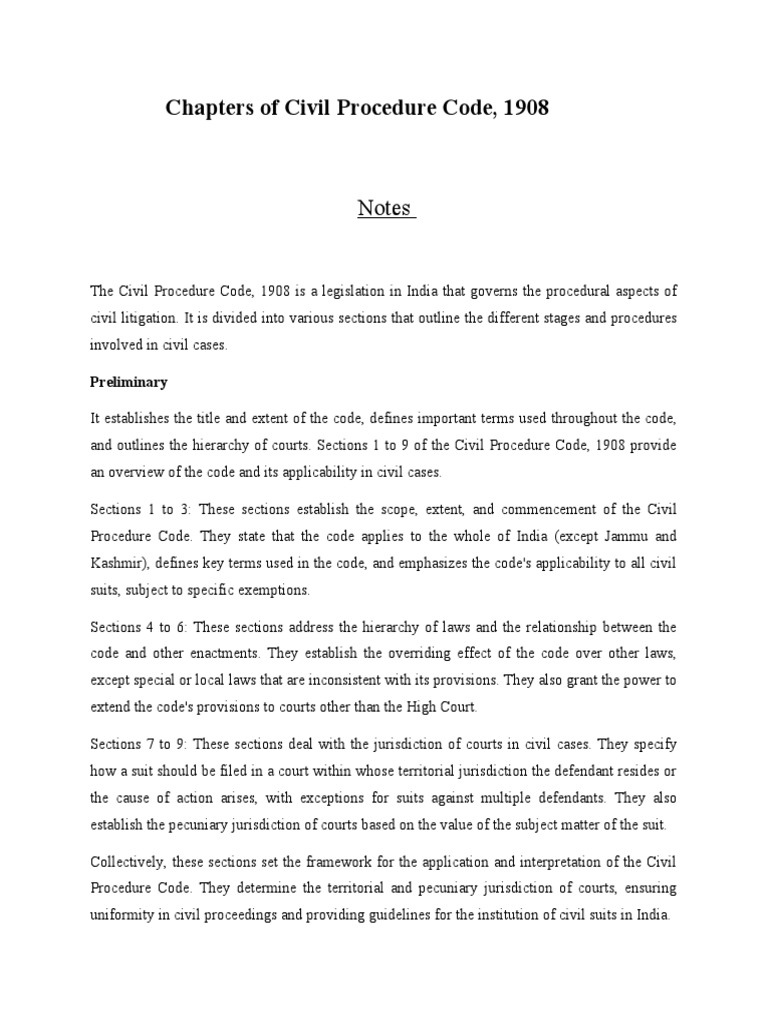 Civil Procedure Code | PDF | Alternative Dispute Resolution | Lawsuit