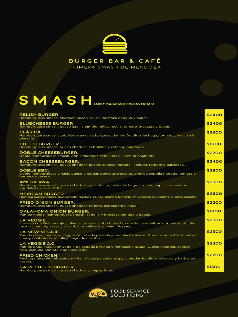 MENU BBC Web JUN2023 | PDF | Hamburguesas | Tocino