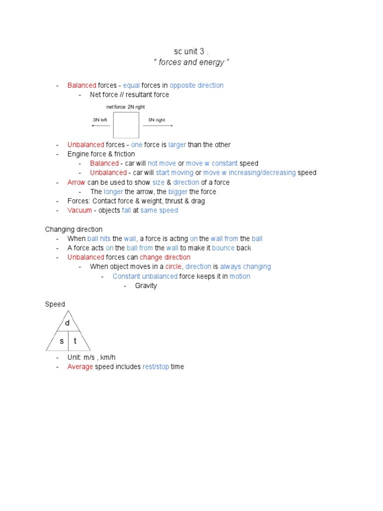 IGCSE Year 8 Science: Unit 3 | PDF