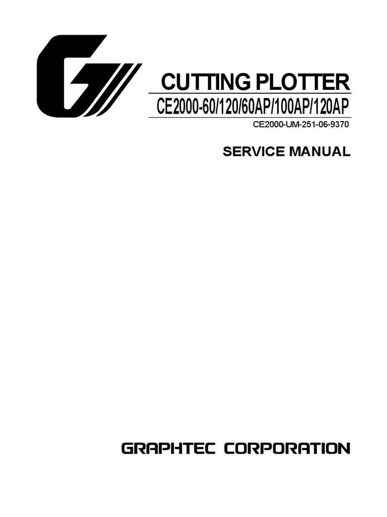 Graphtec Ce2000-60 120 60ap 100ap 120ap Cutting Plotter | PDF | Software | Copyright