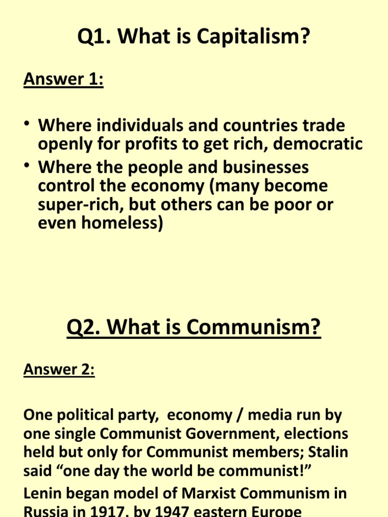 Cold War Flashcards | PDF | History