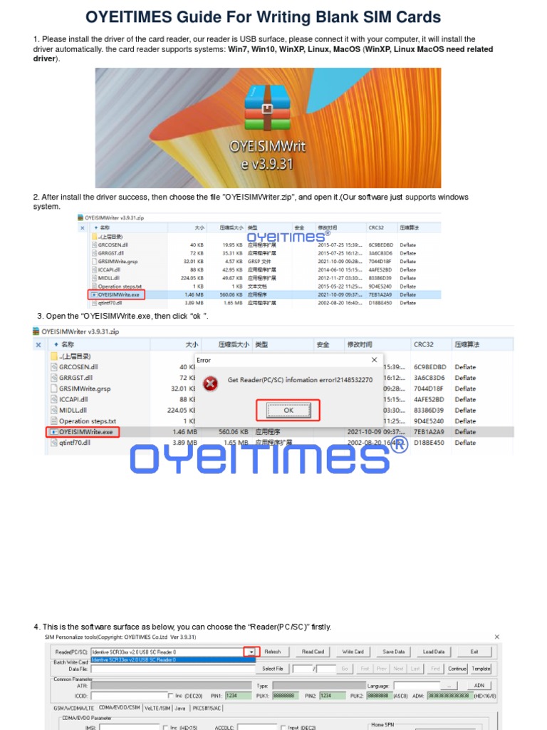 OYEITIMES Electronic USER MANUAL of 4G LTE USIM Cards | PDF