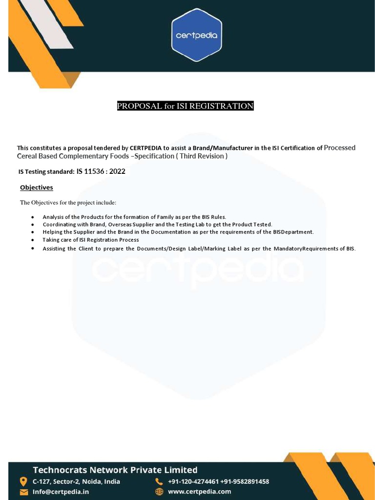 ISI Proposal 11536 | Download Free PDF | Specification (Technical ...