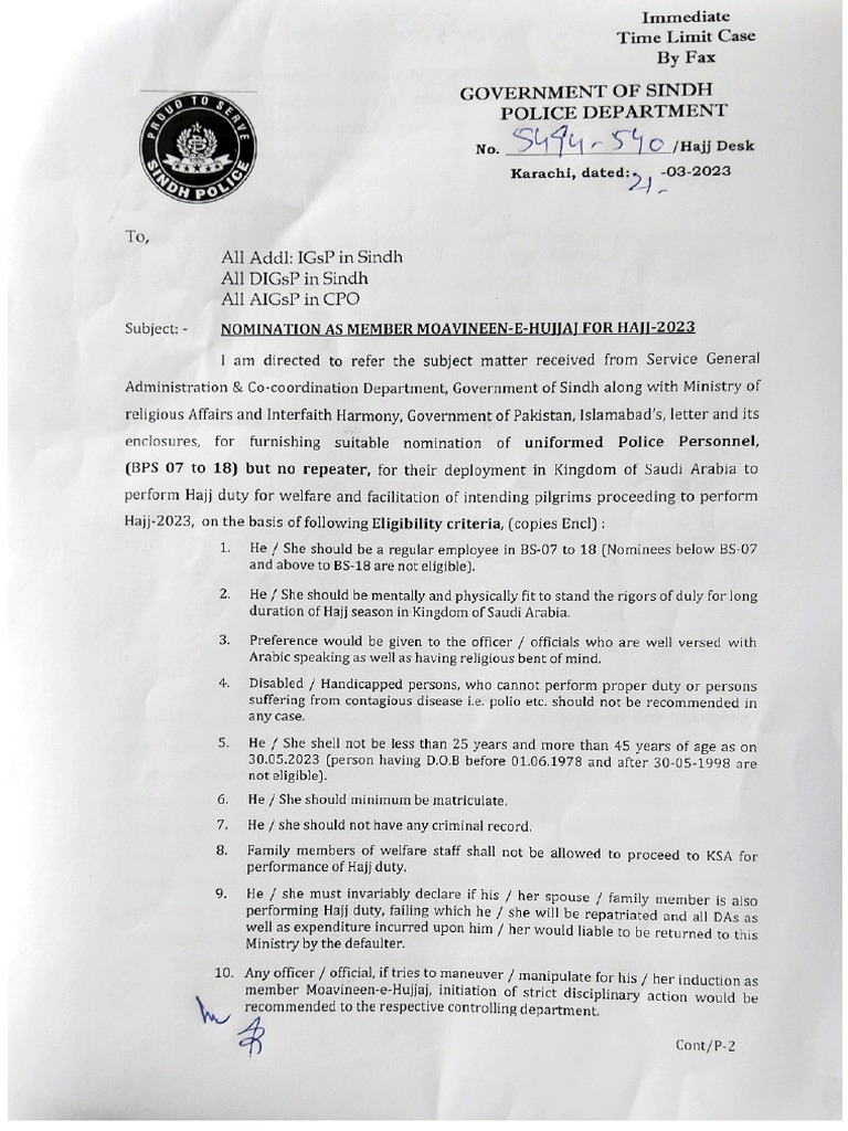 Hajj Forms 2023 | PDF