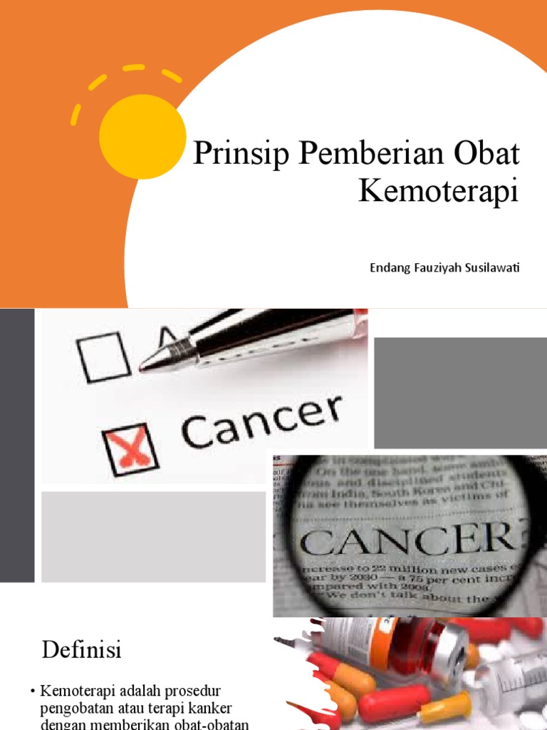 Prinsip Pemberian Obat Kemoterapi | PDF