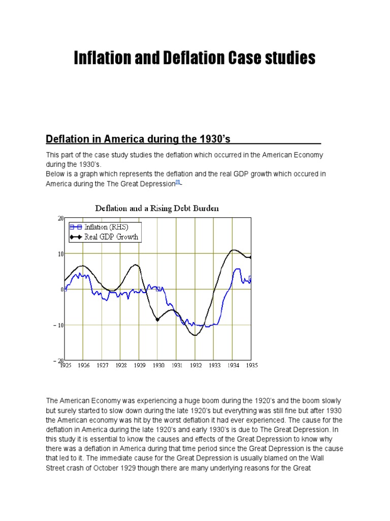Great Depression & Hungarian Hyperinflation | PDF | Great Depression ...