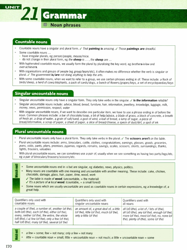 U21-Noun Phrases C1+C2 | PDF