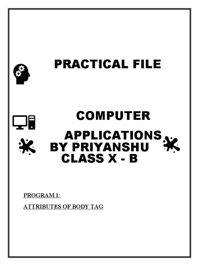 Practical File | Download Free PDF | Html Element | Paragraph Practical File | Download Free PDF | Html Element | Paragraph