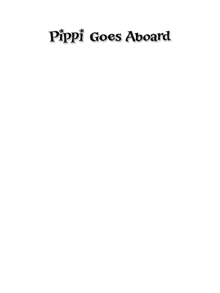 Pippi Goes Abroad - Indd 1 20/01/2012 10:47 | PDF | Copyright | Books