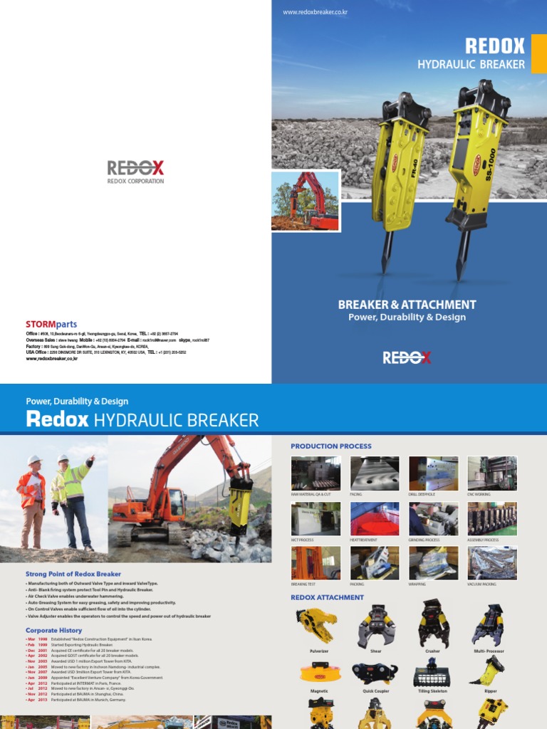 Redox Breaker + Hour Meter | PDF | Loader (Equipment) | Construction ...