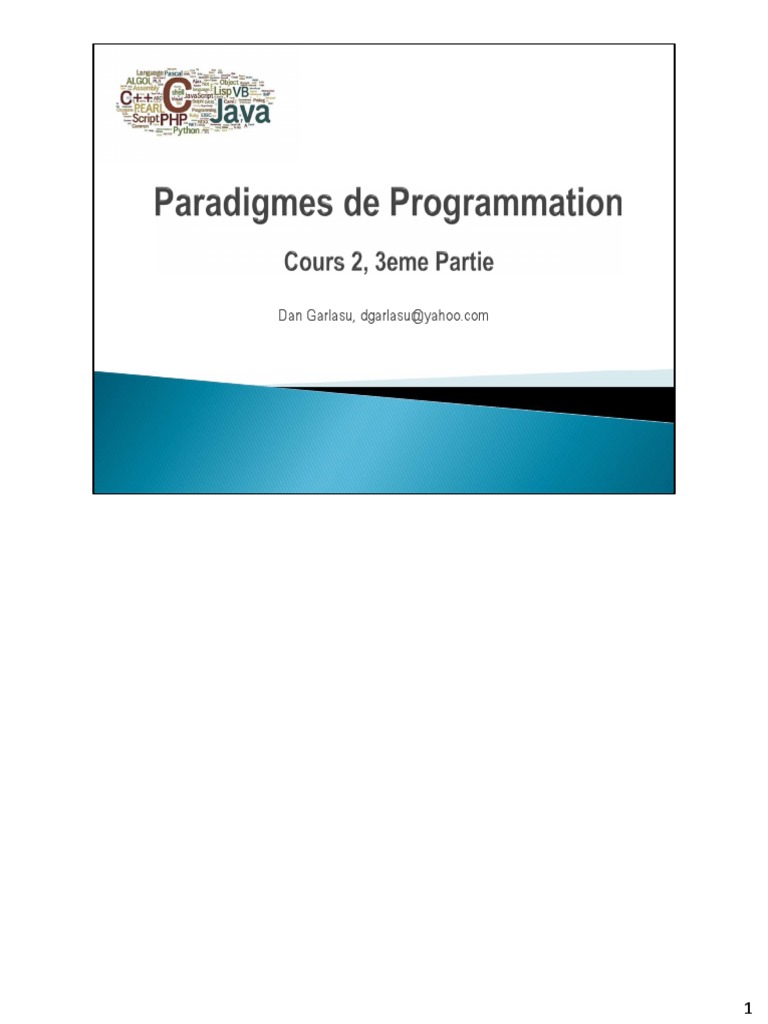 5cours #2 (Part 3) Paradigme Oriente Objet | PDF | Classe (informatique ...