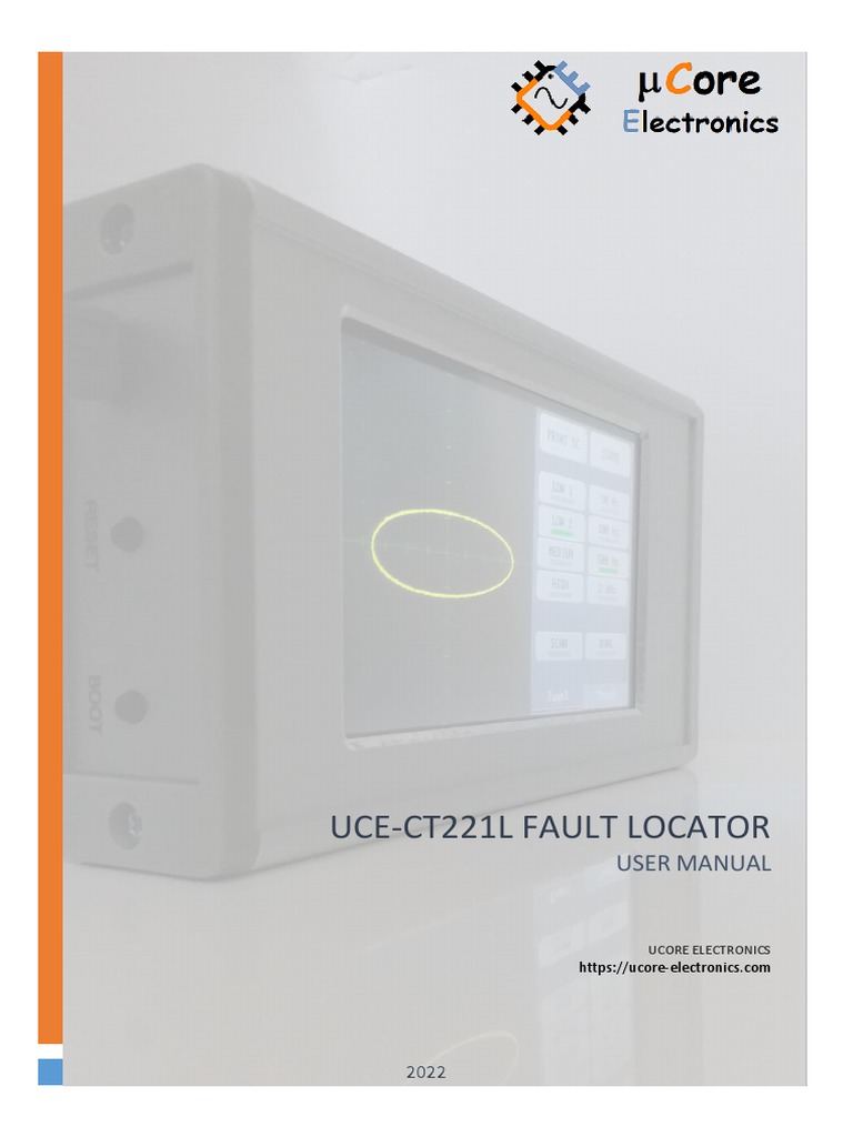 UCE-CT221L Fault Locator Manual | PDF | Technology & Engineering