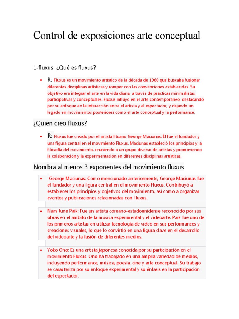 Control de Exposiciones Arte Conceptual Robert Quezada - Marco Orellana ...