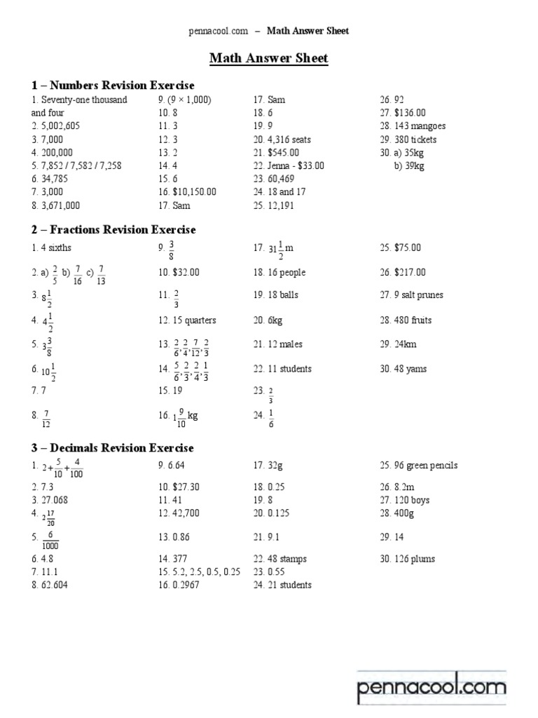 Std5 Answer Keys Pdf Triangle Geometric Objects