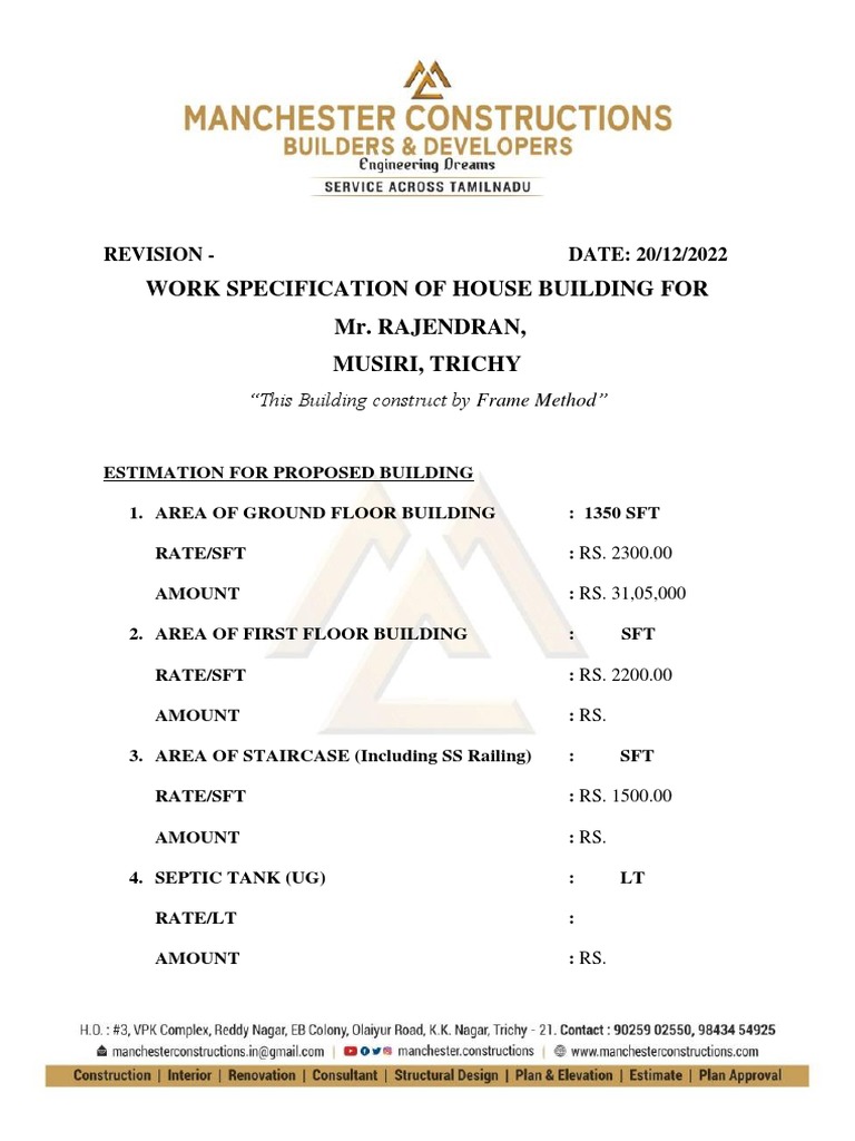 Mr. Rajendran,Musiri 062647 | PDF | Door | Screw