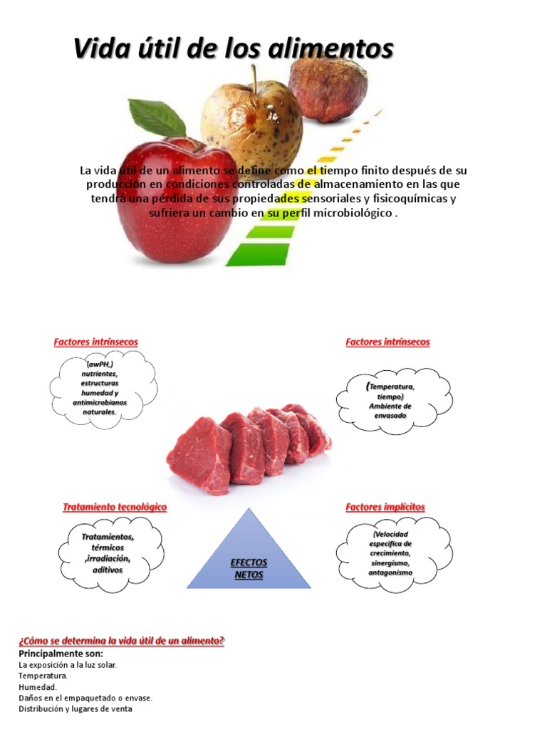 Vida Útil de Los Alimentos | PDF | Alimentos | Comida y bebida Vida Útil de Los Alimentos | PDF | Alimentos | Comida y bebida