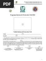 Machote Plan Interno de Proteccion Civil | PDF | Defensa Civil | Riesgo