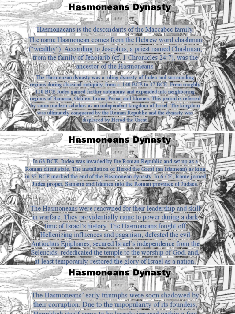 Hasmoneans-Dynasty | PDF