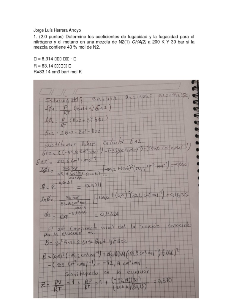 Parcial 2 de Termo 2 | PDF