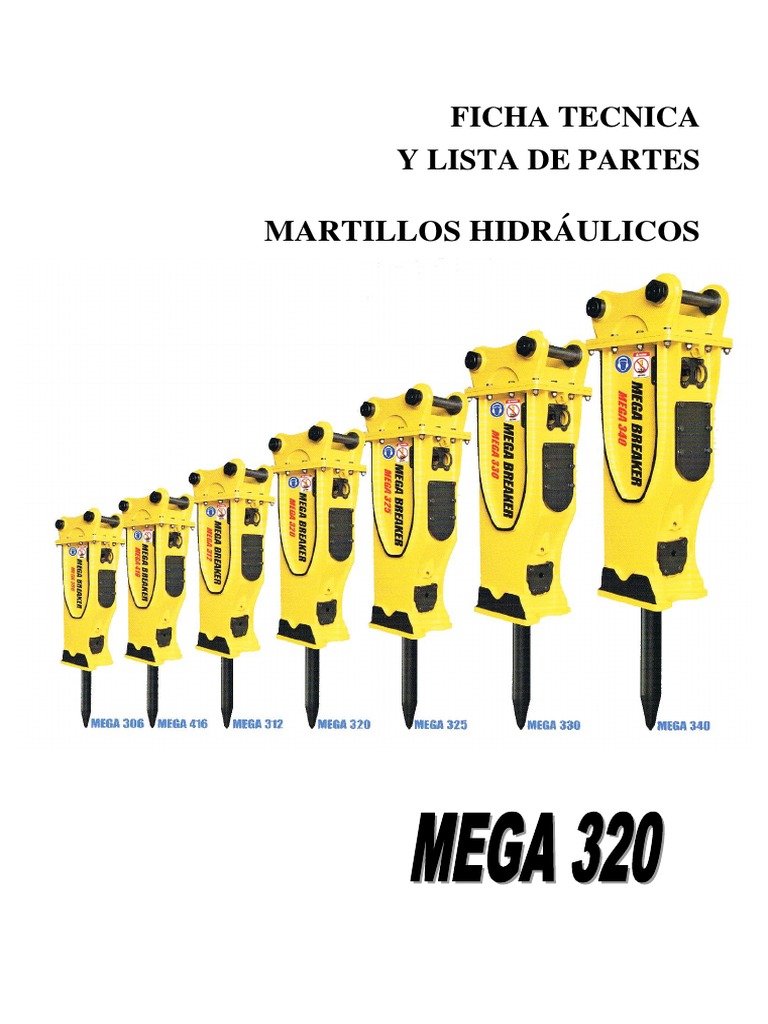 Ficha Tecnica Martillo Mega 320 | PDF