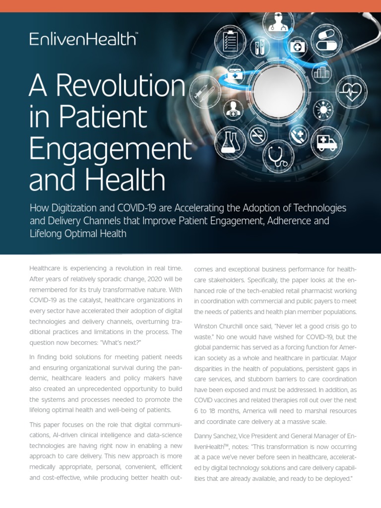 EnlivenHealth Whitepaper | PDF | Pharmacy | Health Care