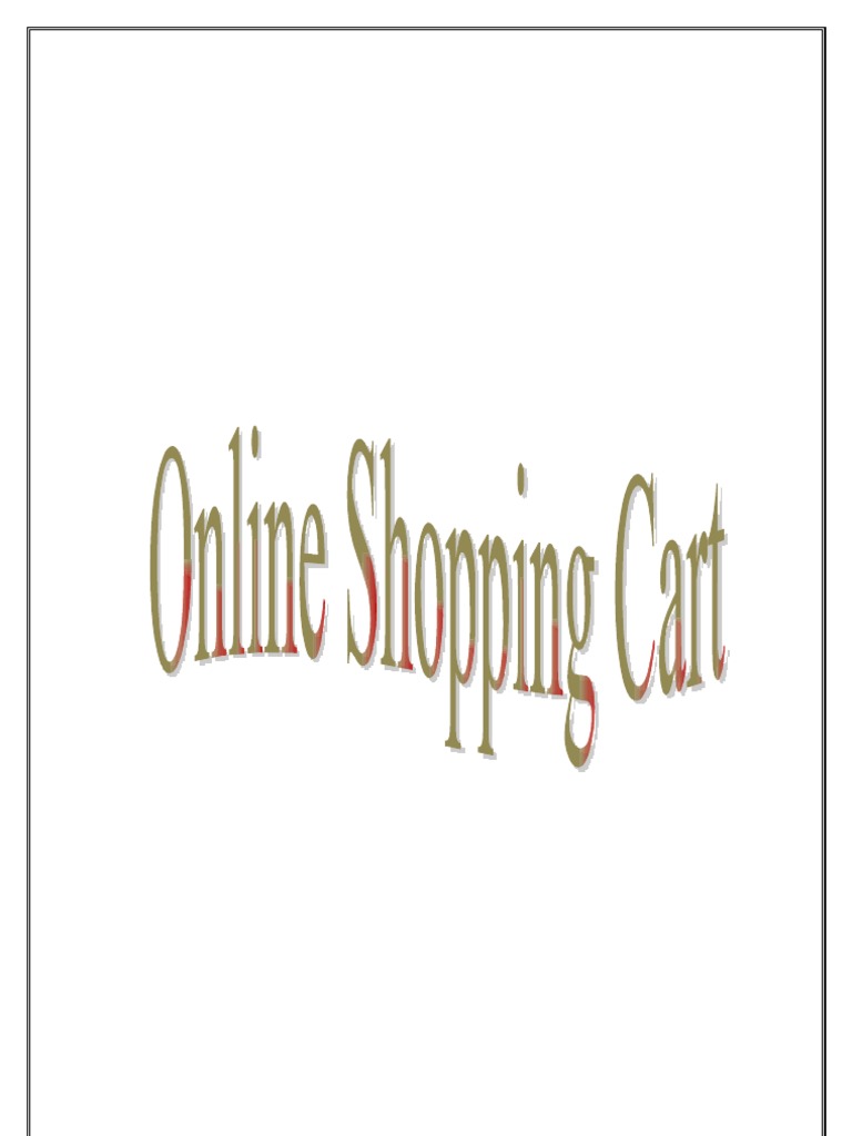 Shopping Cart | PDF | Sql | Java Server Pages