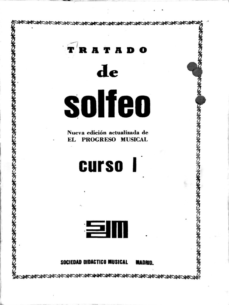 Solfeo 1-1 | PDF