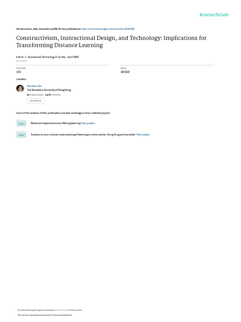 Enhancing Learner Autonomy in Blended Learning | PDF | Constructivism ...